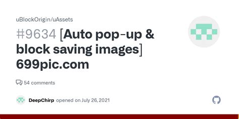 Auto Pop Up And Block Saving Images · Issue 9634 · Ublockoriginuassets · Github