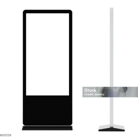 빈 무역 표시 Lcd 화면 서 템플릿으로 디자인에 대 한 3 차원 렌더링 간판에 대한 스톡 벡터 아트 및 기타 이미지 간판 공란 광고 Istock