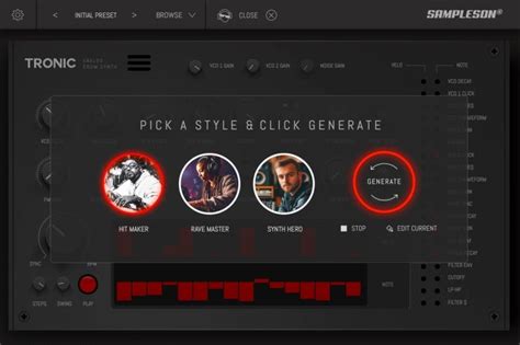 Sampleson Releases Tronic Generative Drum Synthesizer Plugin