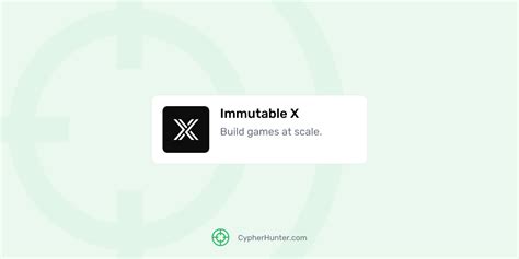 Immutable X Scaling Cypherhunter