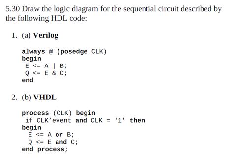 Answered 530 Draw The Logic Diagram For The Bartleby