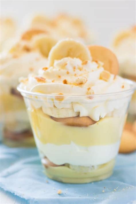 Homemade Banana Pudding Cups Countryside Cravings