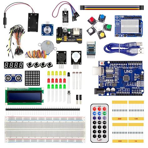 arduino uno r3 full başlangıç seti 165 parça kutu İle birlikte