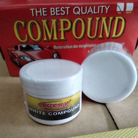 Jual Lucky White Compound Kumpon Kompon Putih Penghilang Lecet Baret