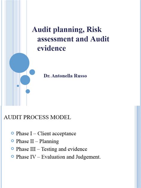 Auditing Lecture 4 Antonellamarch2016 Pdf Audit Risk