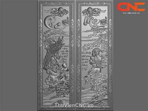 Mẫu Tranh CNC Câu Đối Cha Mẹ Mẫu Tranh CNC Câu Đối Cha Mẹ