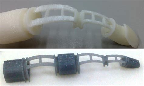Finger Printed With Fdm Method Top And Sla Method Bottom In The