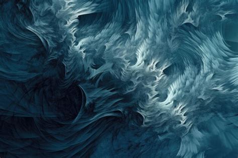 Premium Ai Image Digitally Created Ocean Wave In Motion Generative Ai
