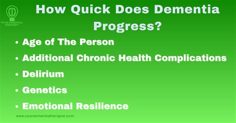 How Fast Does Dementia Progress