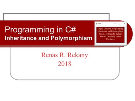 Object Oriented Programming Inheritance Ppt