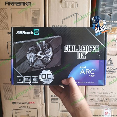 Jual Asrock INTEL ARC A380 Challenger ITX 6GB OC GDDR6 Kab Kediri ALGATECH PC Tokopedia