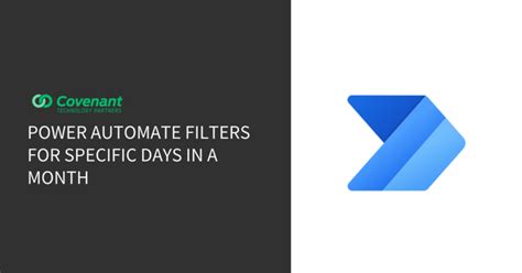 power automate expressions for specific days in a month covenant