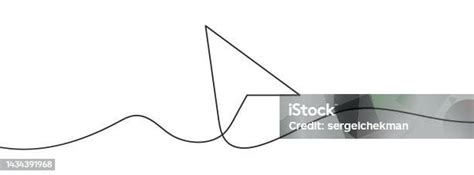 Continuous Drawing Of Cursor Arrow One Line Icon Of Cursor Arrow Stock Illustration Download