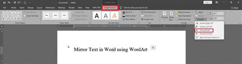 How To Flip Or Mirror Text In Word Using Methods UPDF
