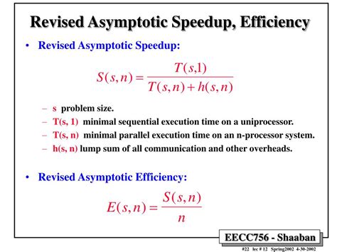 Ppt Parallel System Performance Evaluation And Scalability Powerpoint