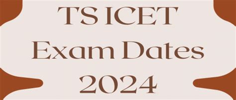 ts icet exam dates 2024