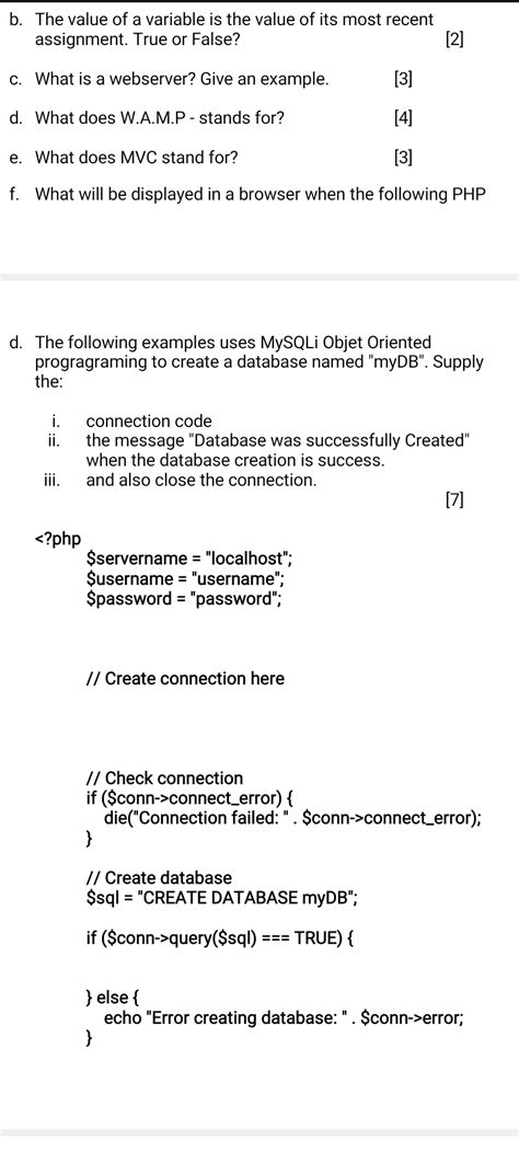 Solved A What Delimiters Are Used To Surround PHP Server Chegg
