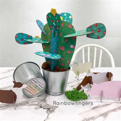 에이린미술 Cactus 선인장2 키트 Open🌵 스틸화분에 담아 간직하는 선인장 만들기 키트🌈