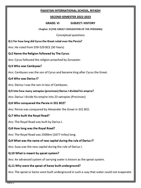 Grade 6 Main Points Final 21 02 2023 Pdf Ancient Greece Ancient Rome
