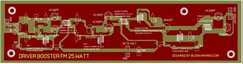 Pcb Layout Driver Untuk Booster Pemancar Fm 25watt Blogkamarku