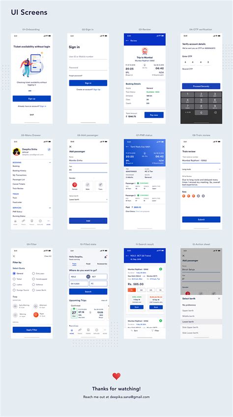 Rethinking Irctc Mobile App Behance