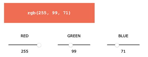 HTML RGB And RGBA Colors Feat Colors