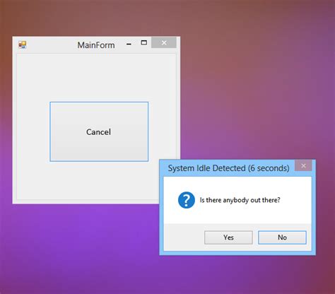 Windows Forms Inactivity Timeout Class
