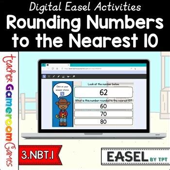 Rounding Numbers To The Nearest Place Value Activity By Teacher Gameroom