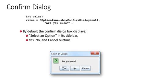 Solved Dialog Boxes A Dialog Box Is A Small Graphical Window