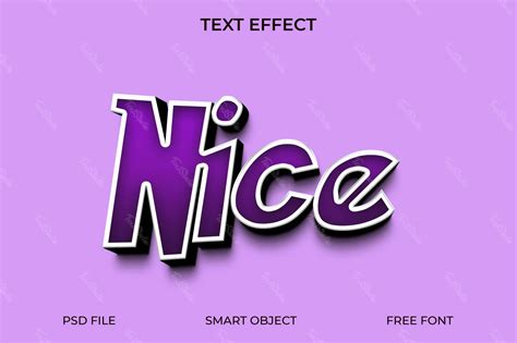 3d Bubble Text Effect On Purple Background Photoshop Premium Psd File