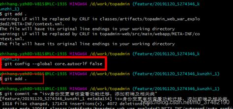 Git问题：git Add 时出现warning Lf Will Be Replaced By Crlf In 解决办法warning Lf Will Be