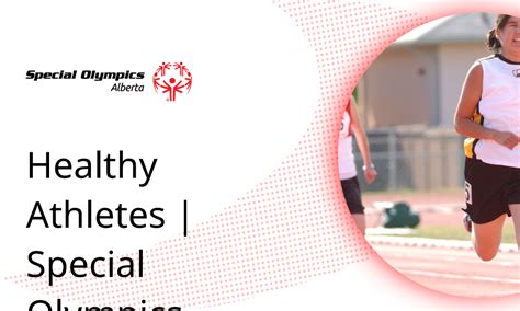 Healthy Athletes Special Olympics Alberta