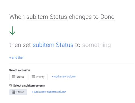 automate subitem status update feature requests monday community forum