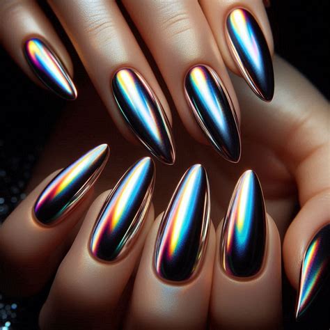 20 Holographic Chrome Nail Designs To Take Your Nail Game To The Next