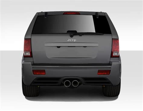 Srt Style Rear Bumper Cover Black For 05 10 Jeep Grand Cherokee Srt8