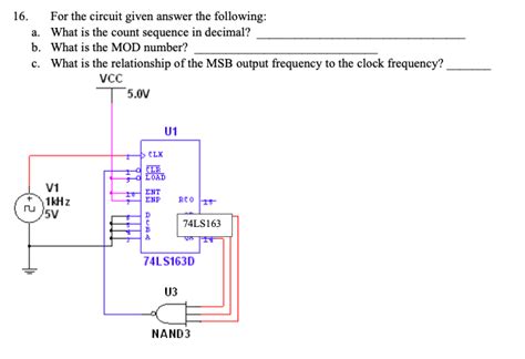 Solved For The Circuit Given Answer The Following A What Chegg