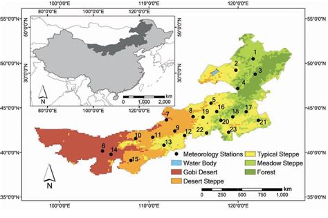 Figure 1 From Vegetation Dynamics And Phenological Shifts In Long Term Ndvi Time Series In Inner