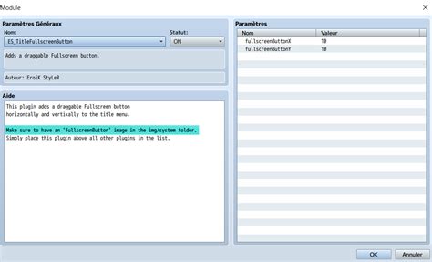 Title Fullscreen Button Rpg Maker Mv By Eroik Styler