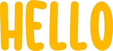 Premium Vector Hello Lettering Sticker