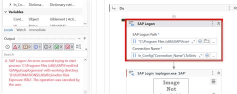 Error In Sap Logon Automation Ops Uipath Community Forum