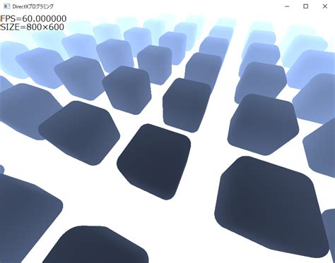 ゲームプログラミング初心者講座 【c】 Directx11 シェーダ（hlsl）で立体表示