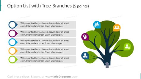 Tree Branch Diagram Root Cause Template PPT Graphics