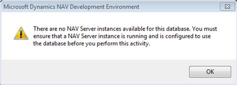 Error After Restore SQL Backup Of NAV Database