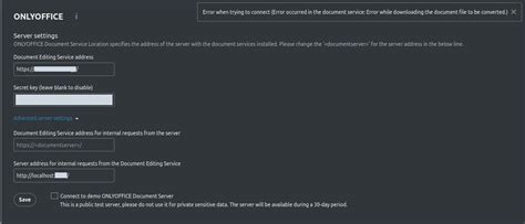 Error When Trying To Connect Error Occurred In The Document Service Error While Downloading