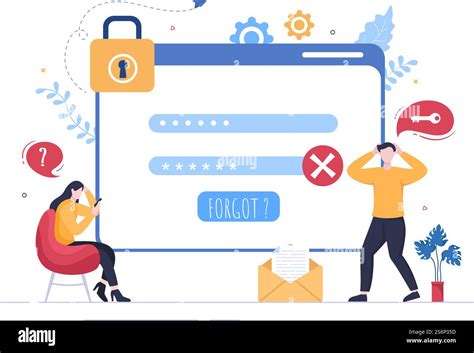Forgot Password And Account Login For Web Page Protection Security