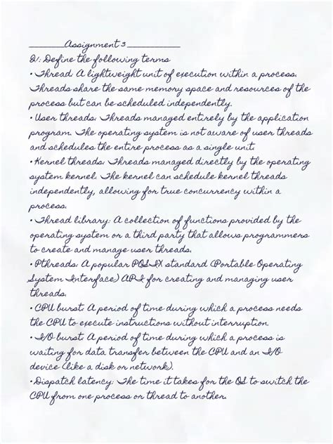 assigment 3 operating system pdf