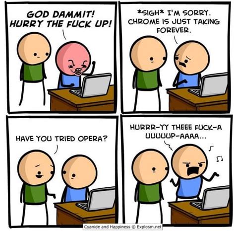 comic by cyanide and happiness r operabrowser