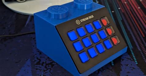 Lego Computer Slope Brick Mount For Gen1 Streamdeck By Lokiparts Download Free Stl Model