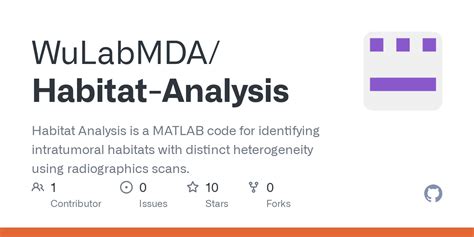 Github Wulabmda Habitat Analysis Habitat Analysis Is A Matlab Code For Identifying