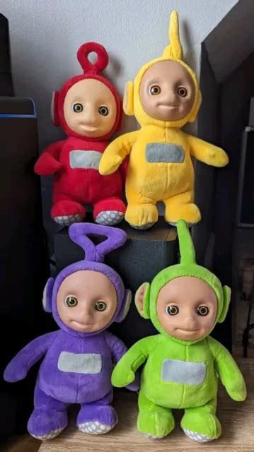 Teletubbies Plush Soft Toys Full Set Of 4 Laa Laa Dipsy Po And Tinky Winky 2 Talk £1699 Picclick Uk